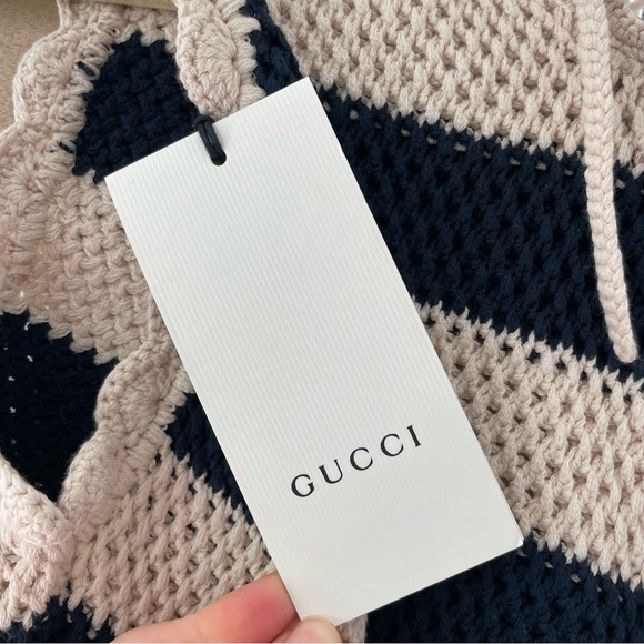 Gucci | Tops | Adorable Nwt Gucci Crochet Tank With Subtle Back ...